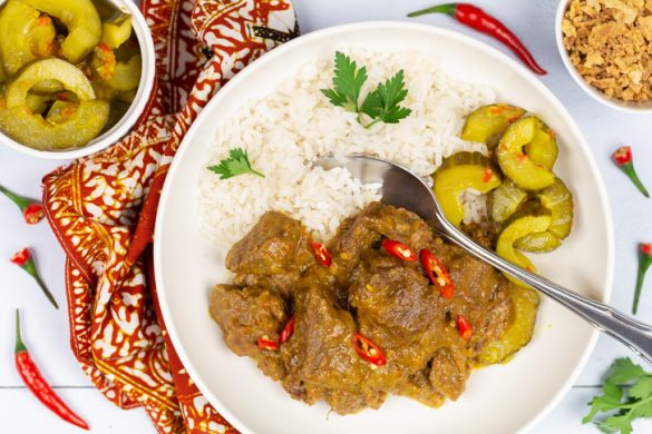 Rendang - pittig Indisch stoofvlees