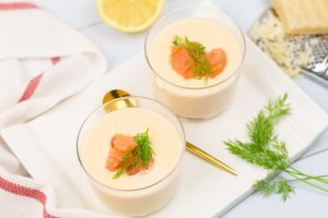 Bisque van zalm (zalmsoep)