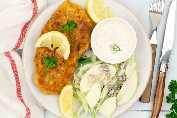 Kipschnitzel met ravigotesaus